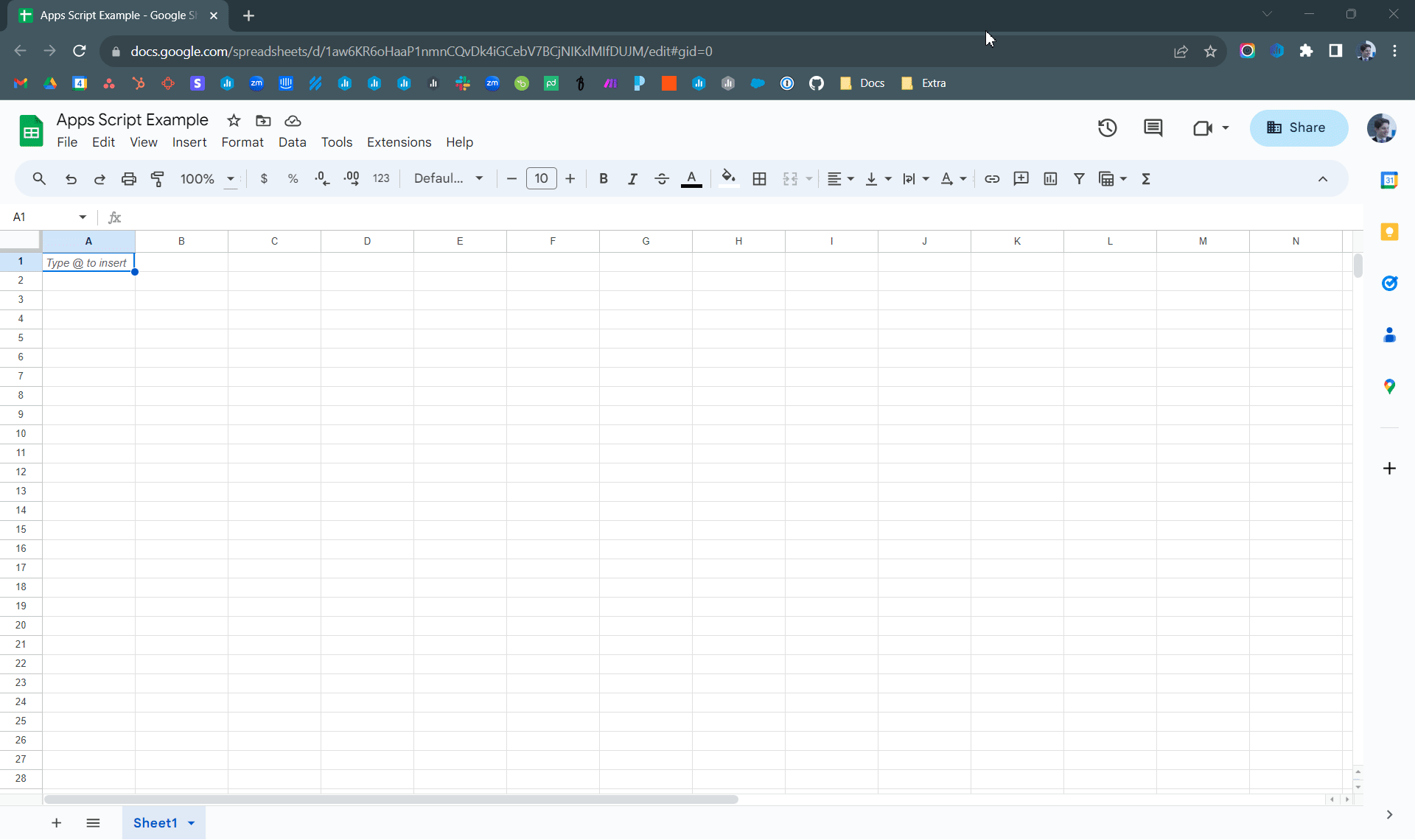 How to refresh a Google Sheet using Google Apps Script