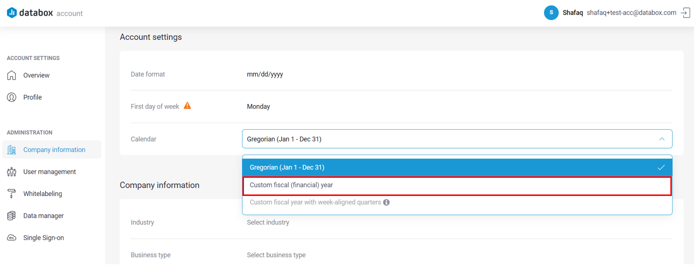 Overview: Fiscal Calendars