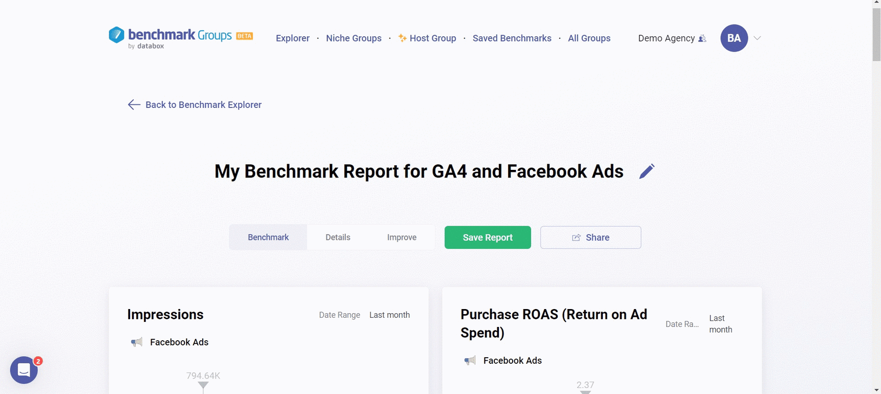 How to use the Benchmark Explorer