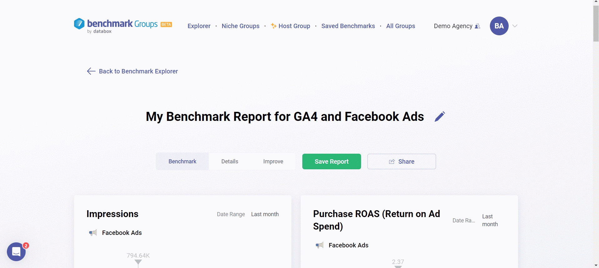 How to use the Benchmark Explorer